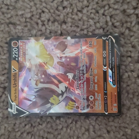 Pokemon | Toys | Single Strike Urshifu V Pokemon Card | Poshmark